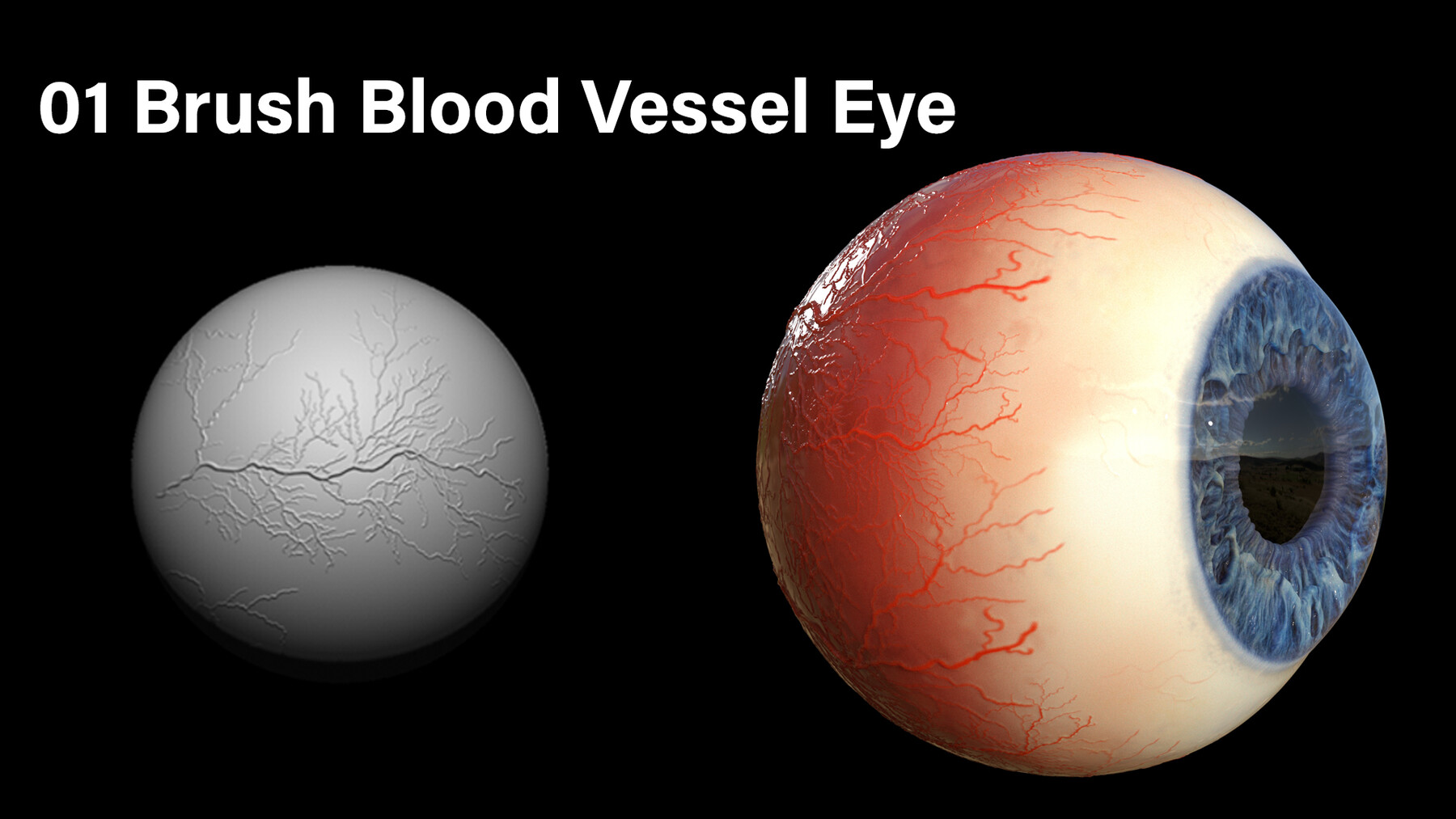 ArtStation - Brush Blood Vessel EYE Part 01 | Brushes
