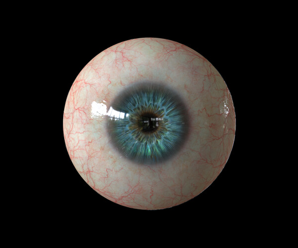 ArtStation - Eye Blue 1 Real-time 3D model 4k texture Marmoset Toolbag3 ...