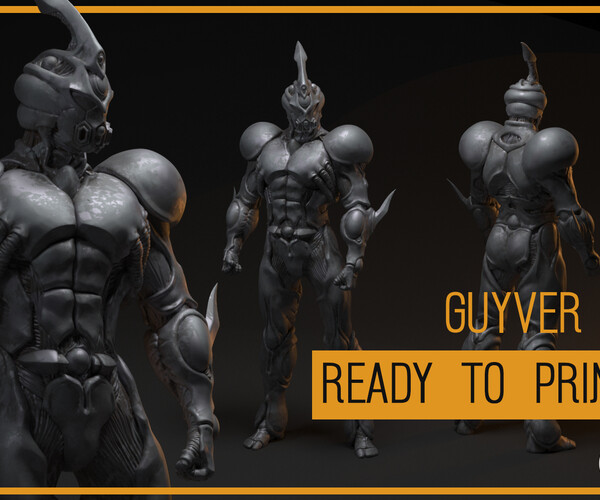 ArtStation - Printed model of Guyver | Resources