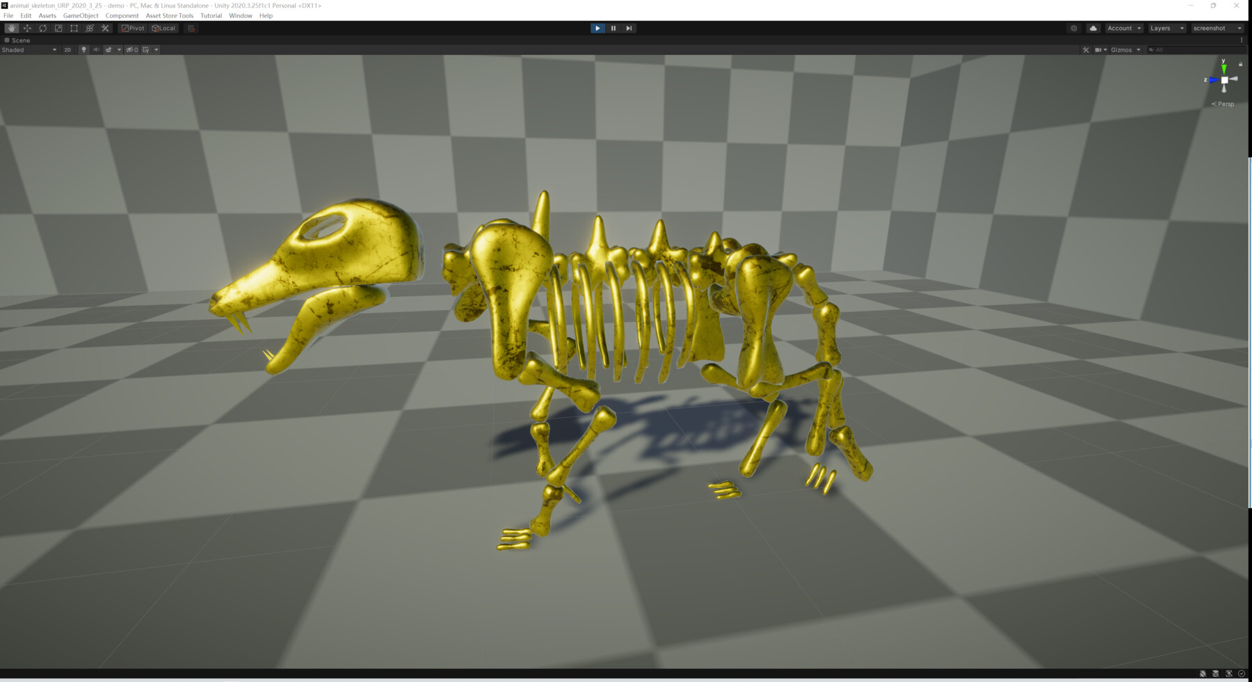ArtStation - Wolf Skeleton | Game Assets