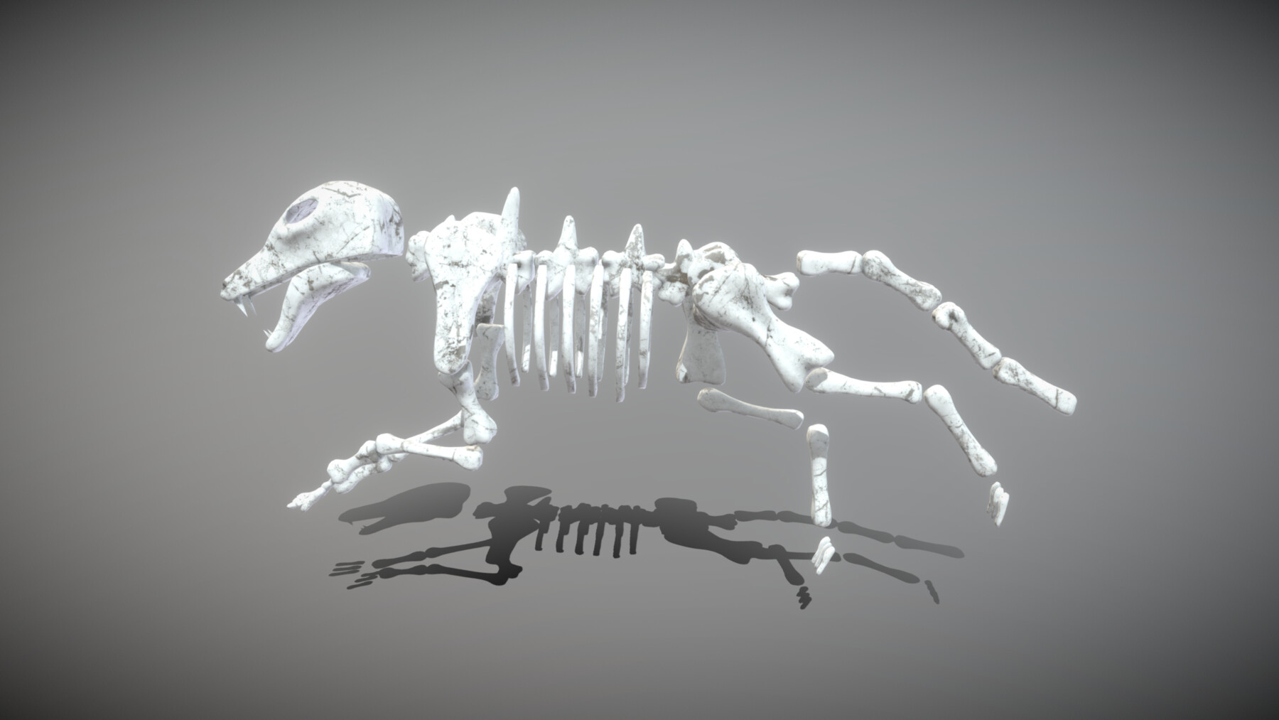 ArtStation - Wolf Skeleton | Game Assets