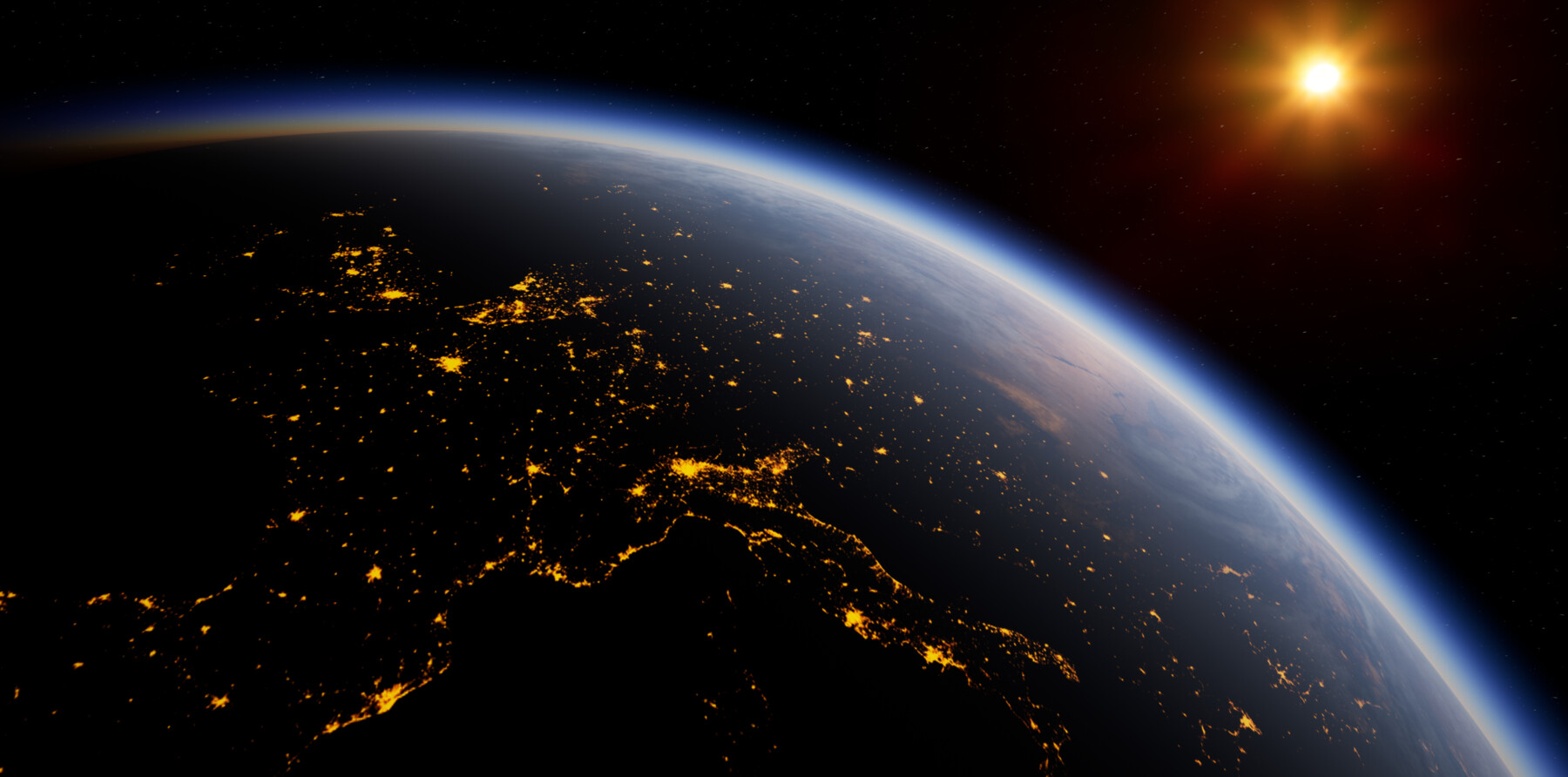 ArtStation - Earth And Moon In Space UE5 | Game Assets