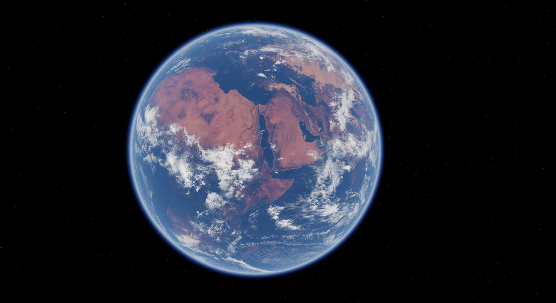 ArtStation - Earth And Moon In Space UE5 | Game Assets