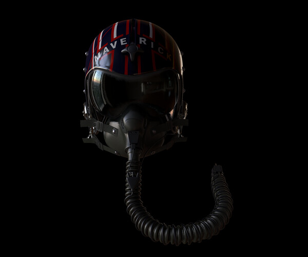 ArtStation - HGU-33 Maverick Helmet | Resources