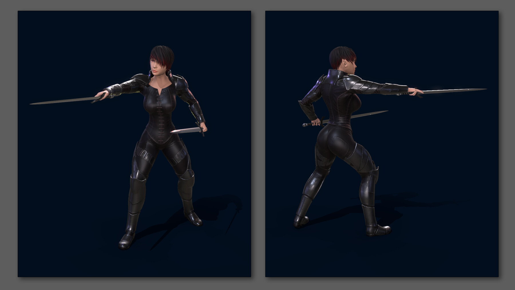 ArtStation - Vampire knight female character | Game Assets