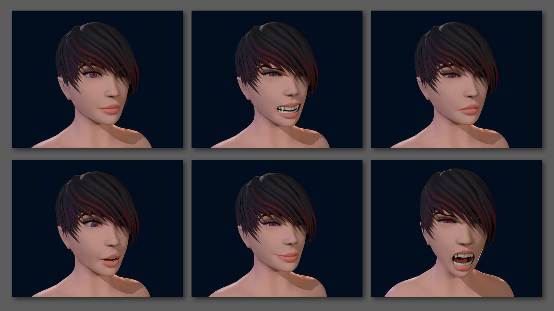 ArtStation - Vampire knight female character | Game Assets