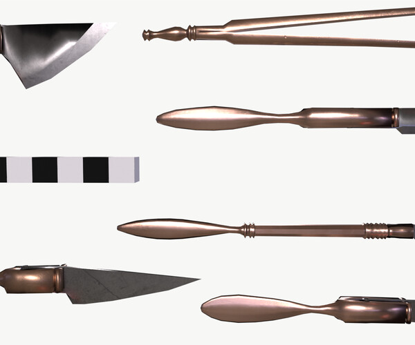 ArtStation - Roman medical instruments I | Game Assets