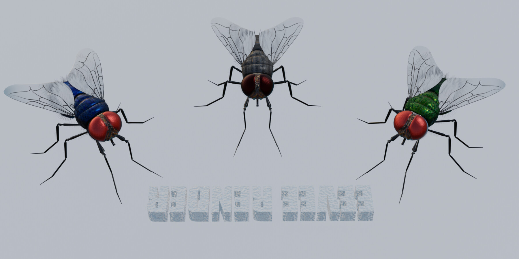 ArtStation - Flies for blender! | Resources