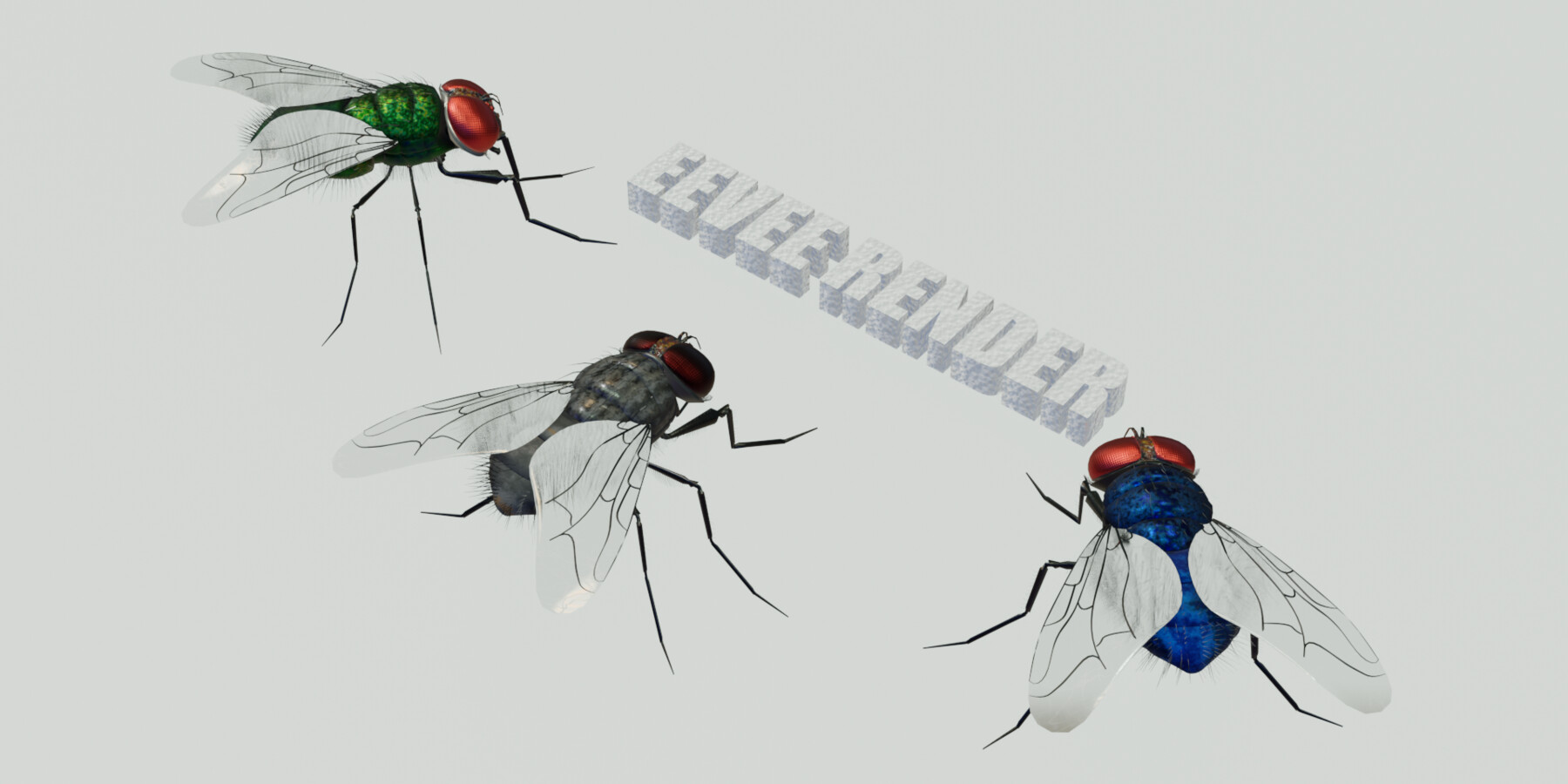 ArtStation - Flies for blender! | Resources