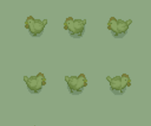 ArtStation - Pixel Chicken Animations | Game Assets