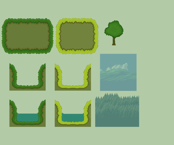 ArtStation - Pixel Platform Tiles Free | Game Assets