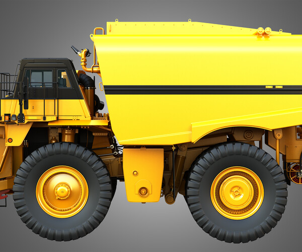 ArtStation - 785C - Off-Highway - Mining Water Tanker Truck | Resources