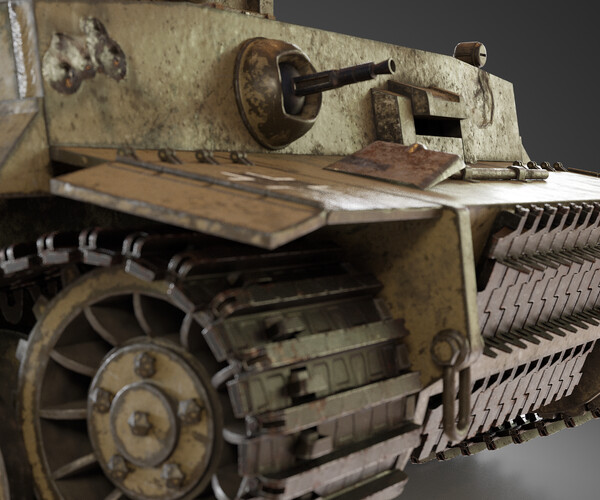 ArtStation - German Tiger Tank | Game Assets