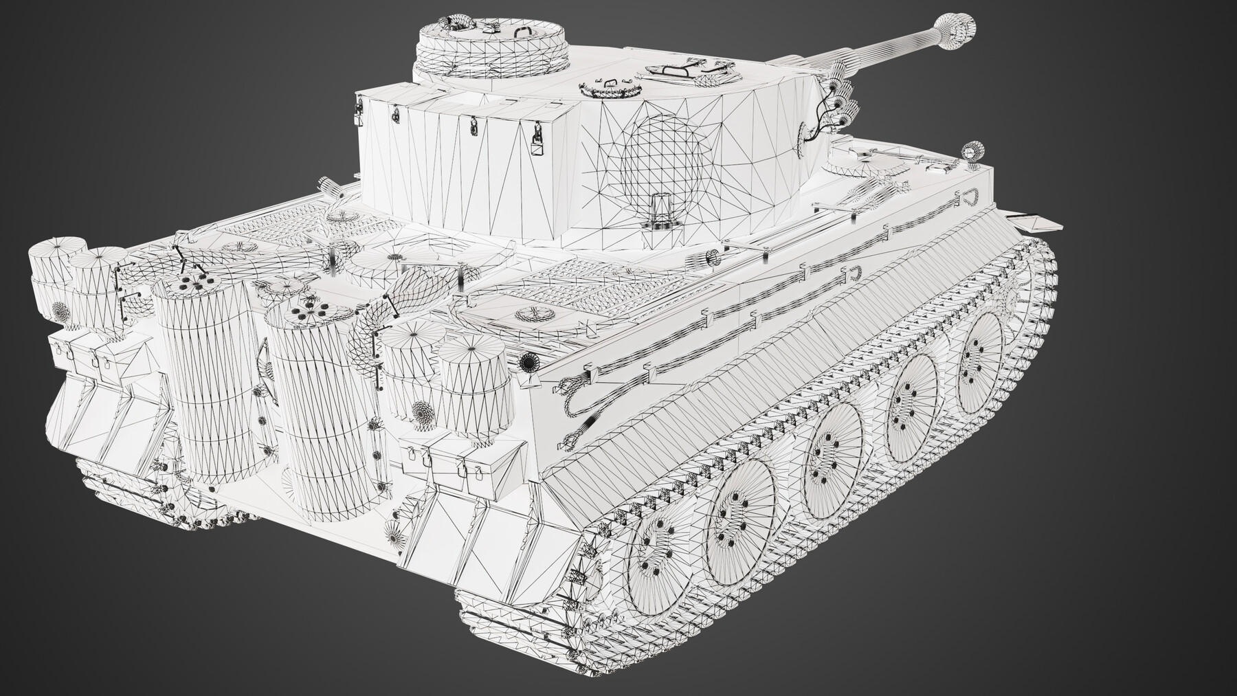 ArtStation - German Tiger Tank | Game Assets