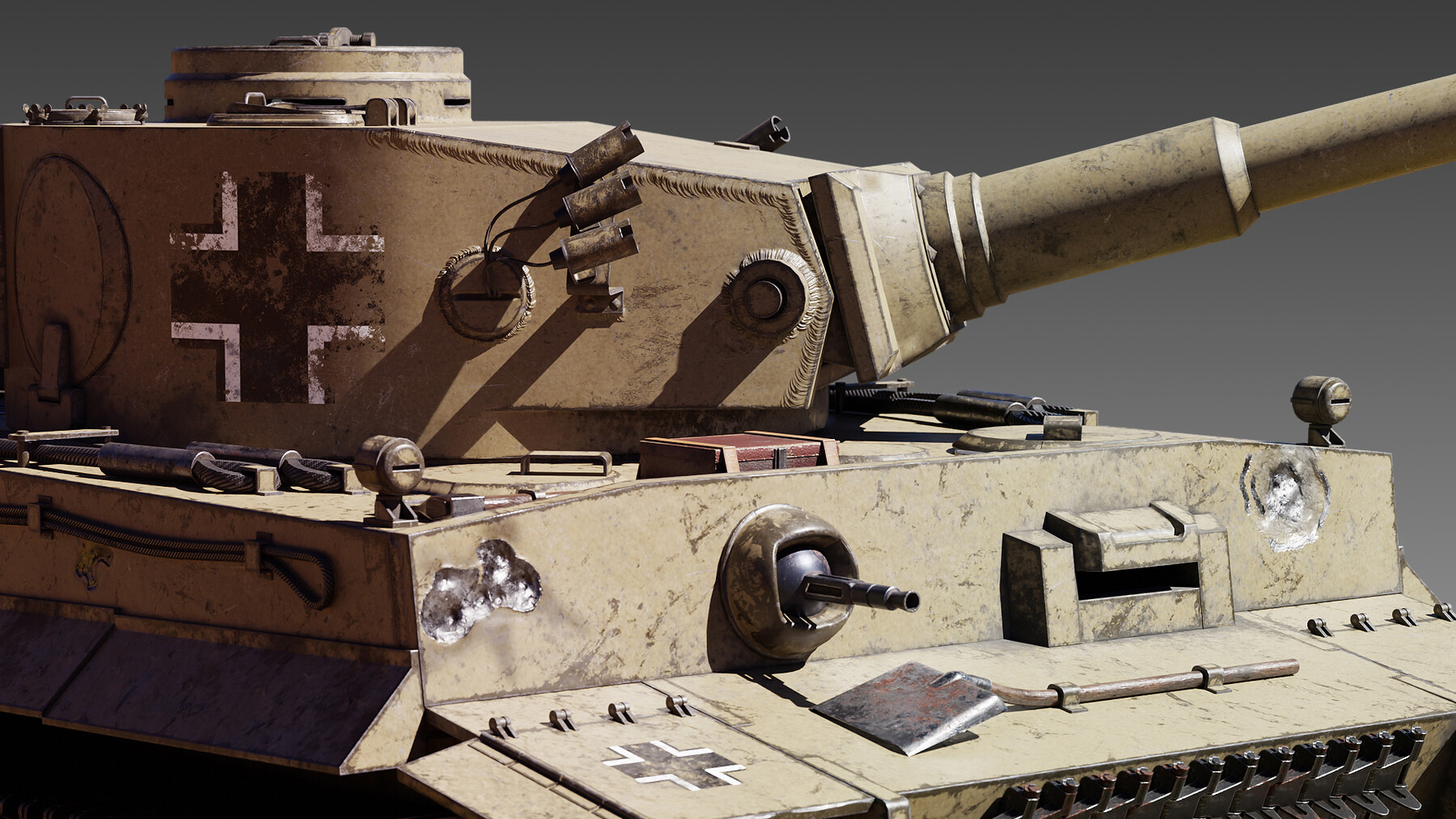 ArtStation - German Tiger Tank | Game Assets