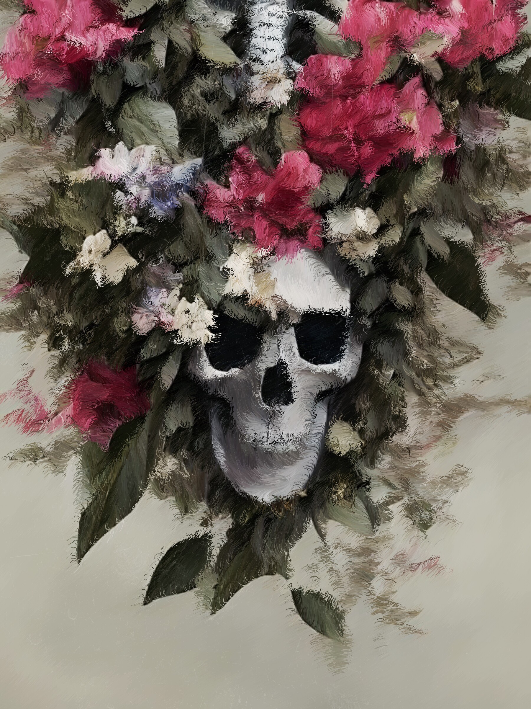 ArtStation - Floral Skull 8 | Artworks