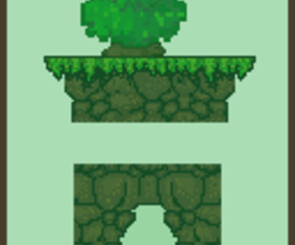 ArtStation - Pixel Platform Tiles 2 | Game Assets