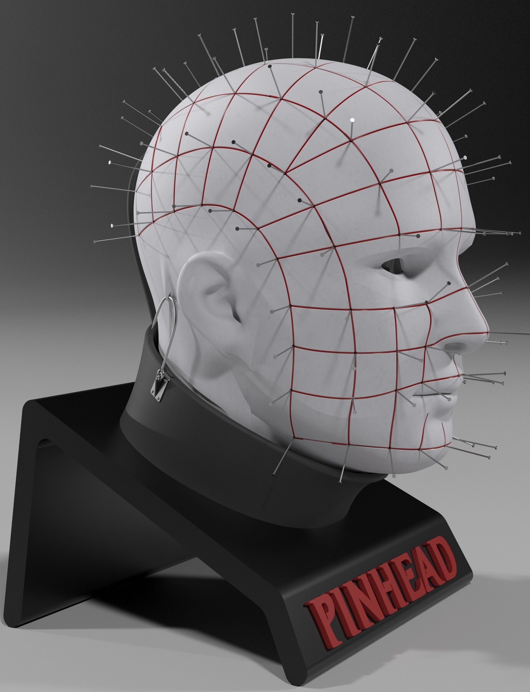 ArtStation - Pinhead 3d printable bust | Resources