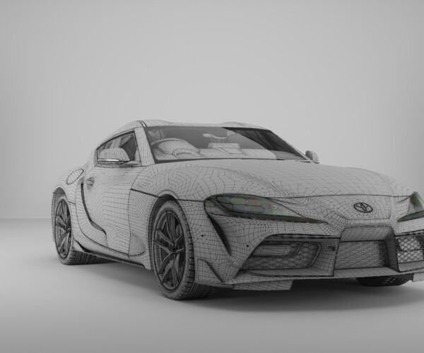 ArtStation - 2019 TOYOTA SUPRA GR A90 | Resources