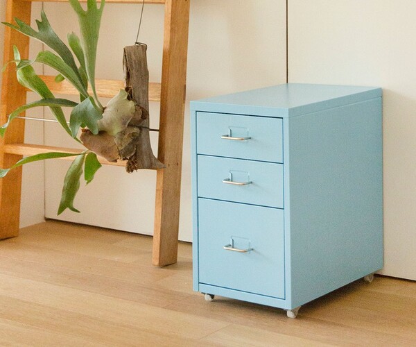 ArtStation - 3 tier iron drawer cabinet | Resources