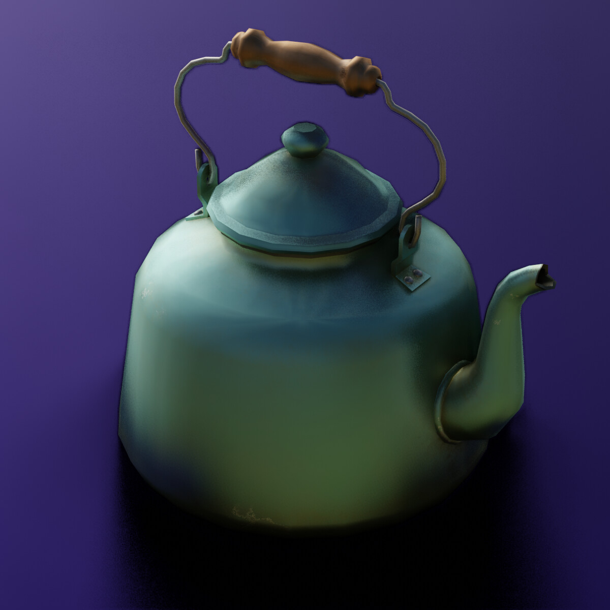 ArtStation - KETTLE LOW POLY GAME READY | Game Assets
