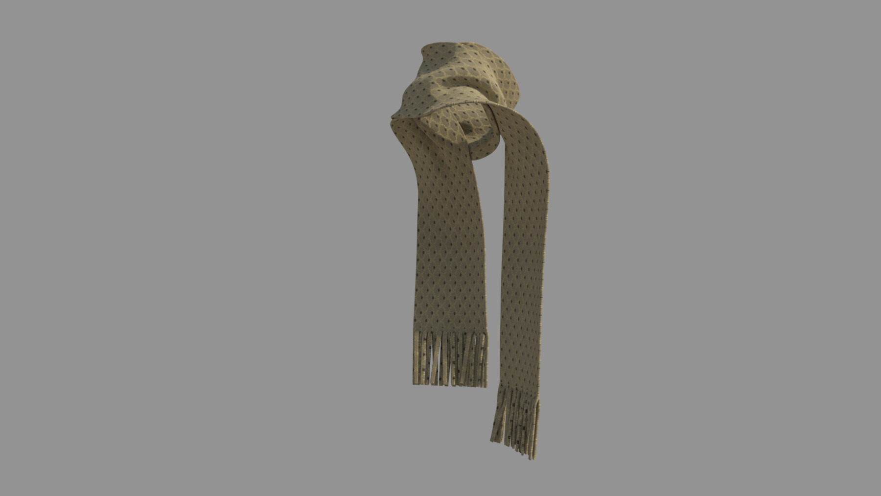 ArtStation - High Neck Collar Scarf 3D Model | Resources