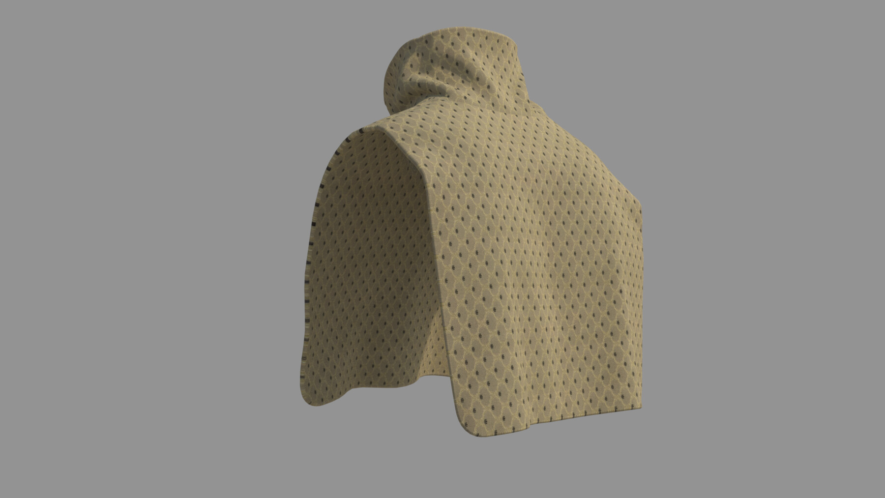 ArtStation - High Neck Collar Scarf 3D Model | Resources