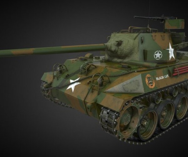 ArtStation - M18 "HellCat" / "BlackCat" | Resources