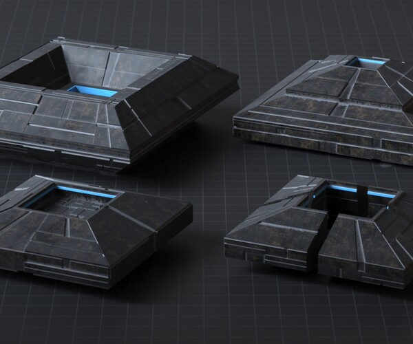 ArtStation - Sci-fi Pack - Base Mesh | Resources