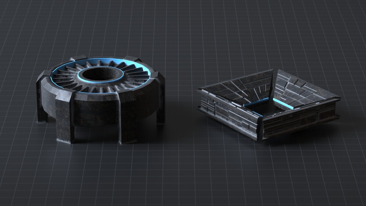 ArtStation - Sci-fi Pack - Base Mesh | Resources