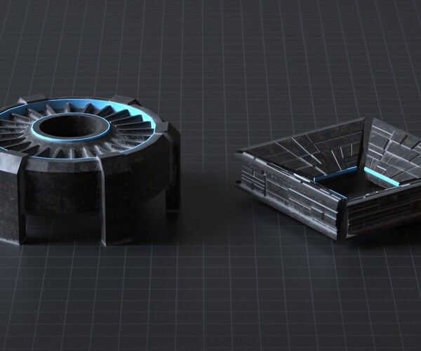 ArtStation - Sci-fi Pack - Base Mesh | Resources