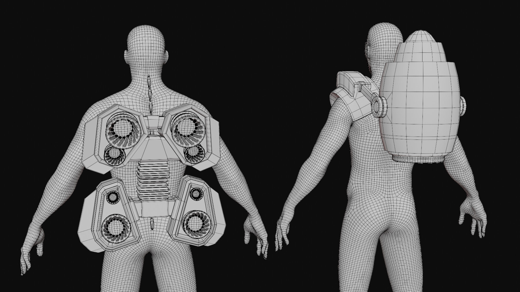 ArtStation - 20 Jetpack & Booster Base Mesh Collection - Vol. 02 | Resources