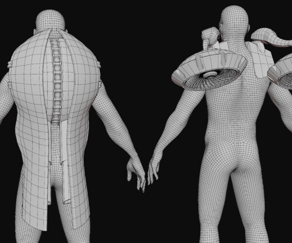 ArtStation - 20 Jetpack & Booster Base Mesh Collection - Vol. 02 ...