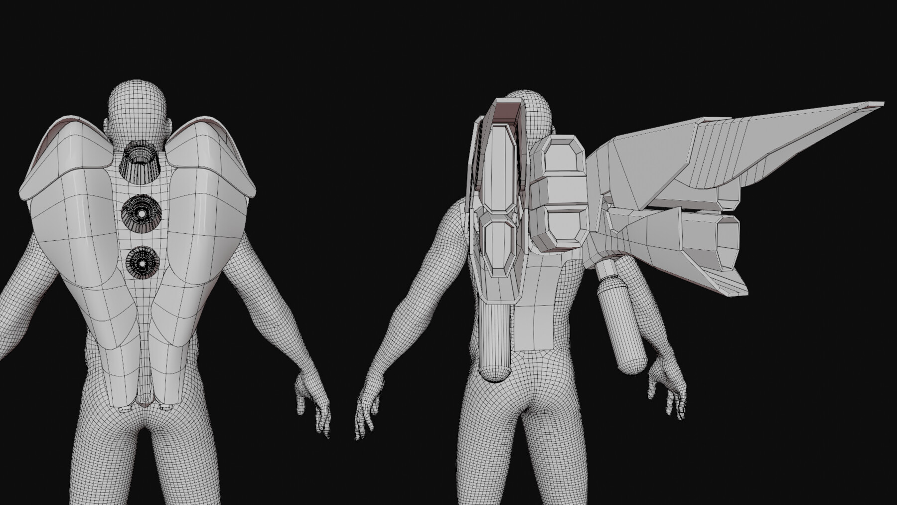 ArtStation - 20 Jetpack & Booster Base Mesh Collection - Vol. 02 ...