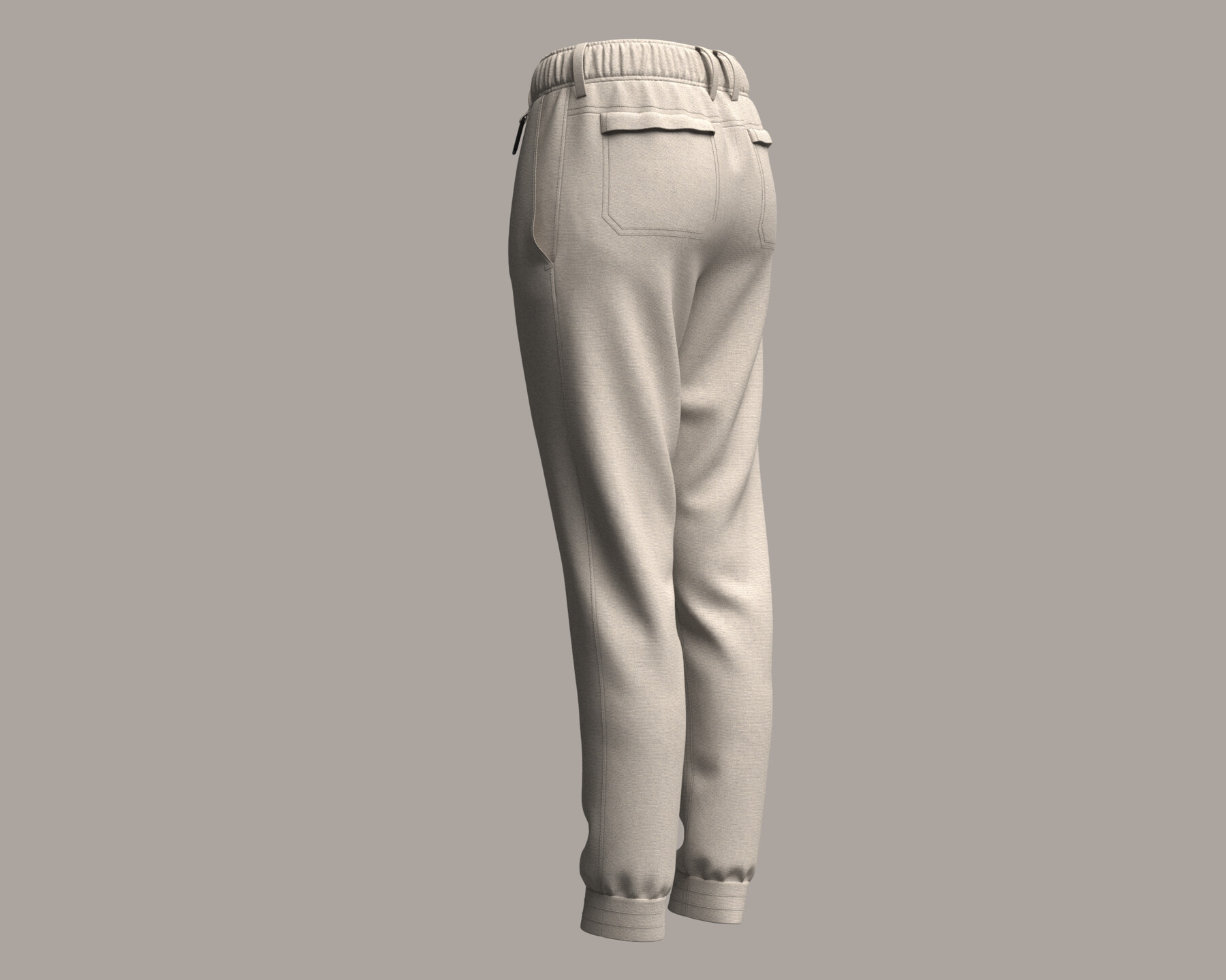 ArtStation - Ladies Woven Jogger | Resources