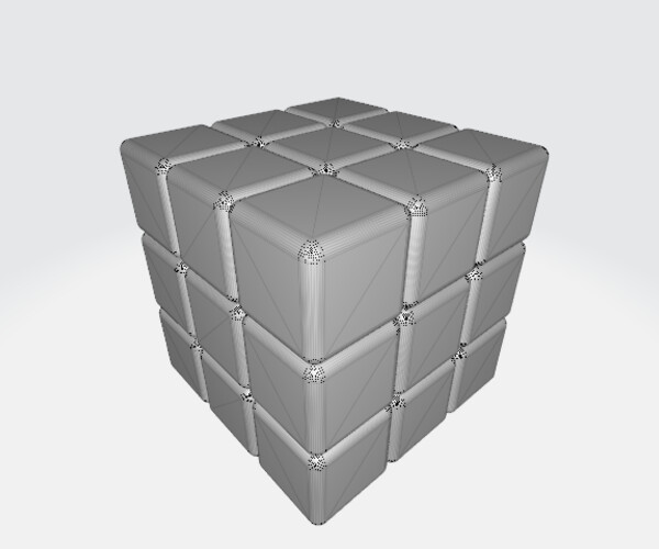ArtStation - Animated Rubik's cube | Resources
