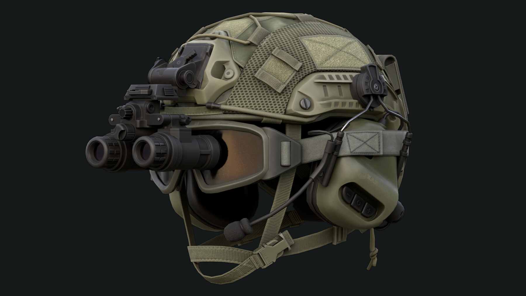 ArtStation - Tactical helmet — Game Ready | Game Assets