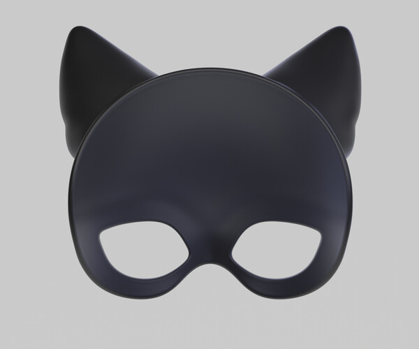 ArtStation - cat mask with ears | Resources