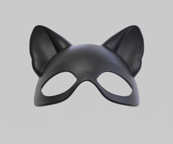 ArtStation - cat mask with ears | Resources