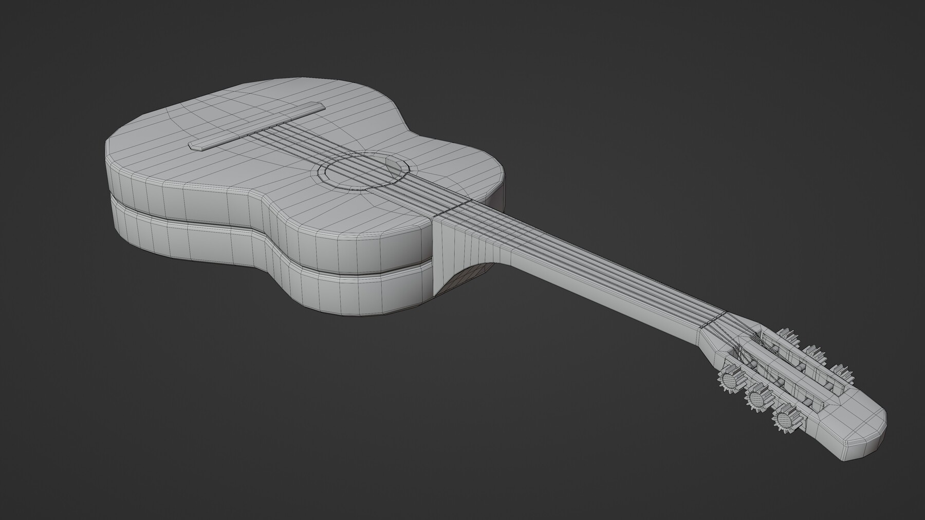 ArtStation - Wooden Guitar | Game Assets