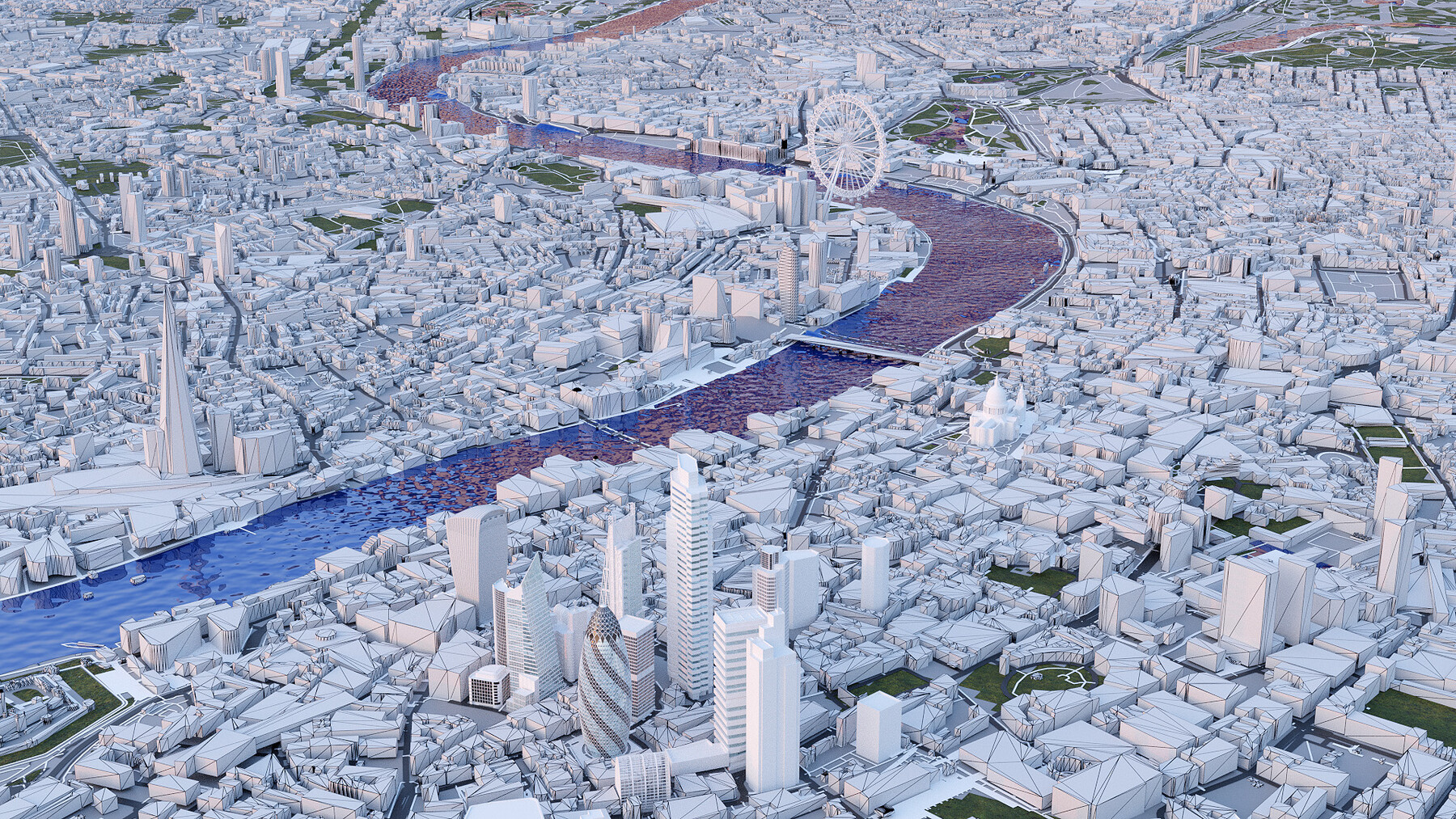 ArtStation - London City and Surroundings 3D model | Resources