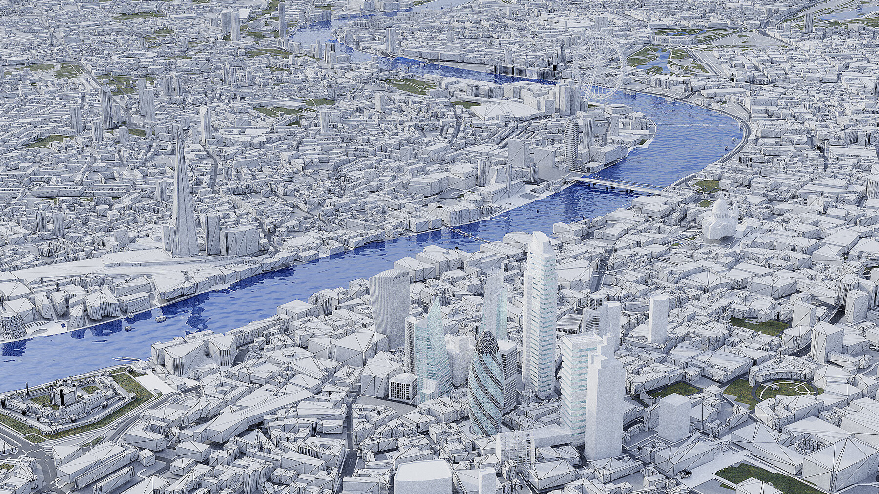 ArtStation - London City and Surroundings 3D model | Resources