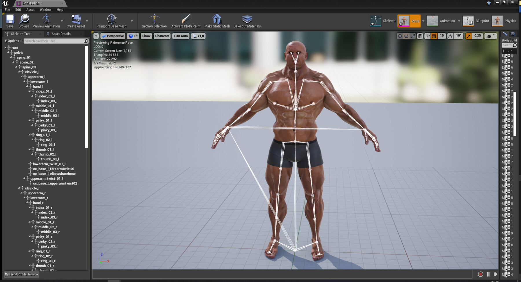 ArtStation - Realistic Male Bodybuilder 3D HQ Low-poly 3D model | Game ...