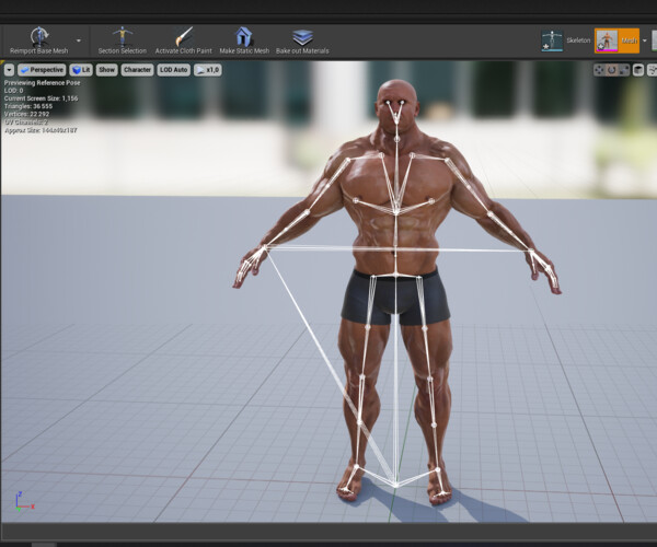ArtStation - Realistic Male Bodybuilder 3D HQ Low-poly 3D model | Game ...