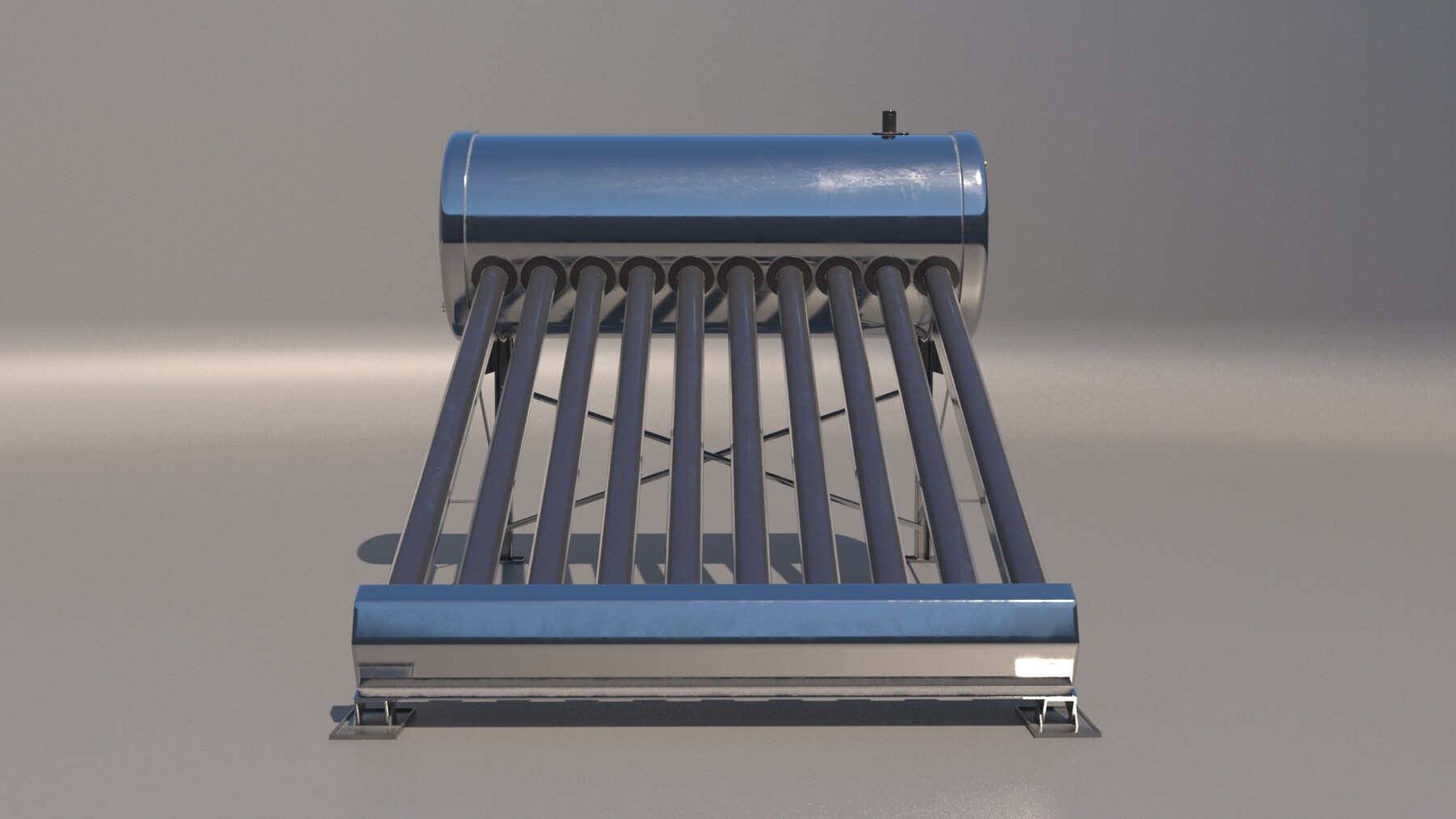 ArtStation - SOLAR WATER HEATER 3D model | Game Assets