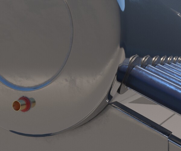 ArtStation - SOLAR WATER HEATER 3D model | Game Assets