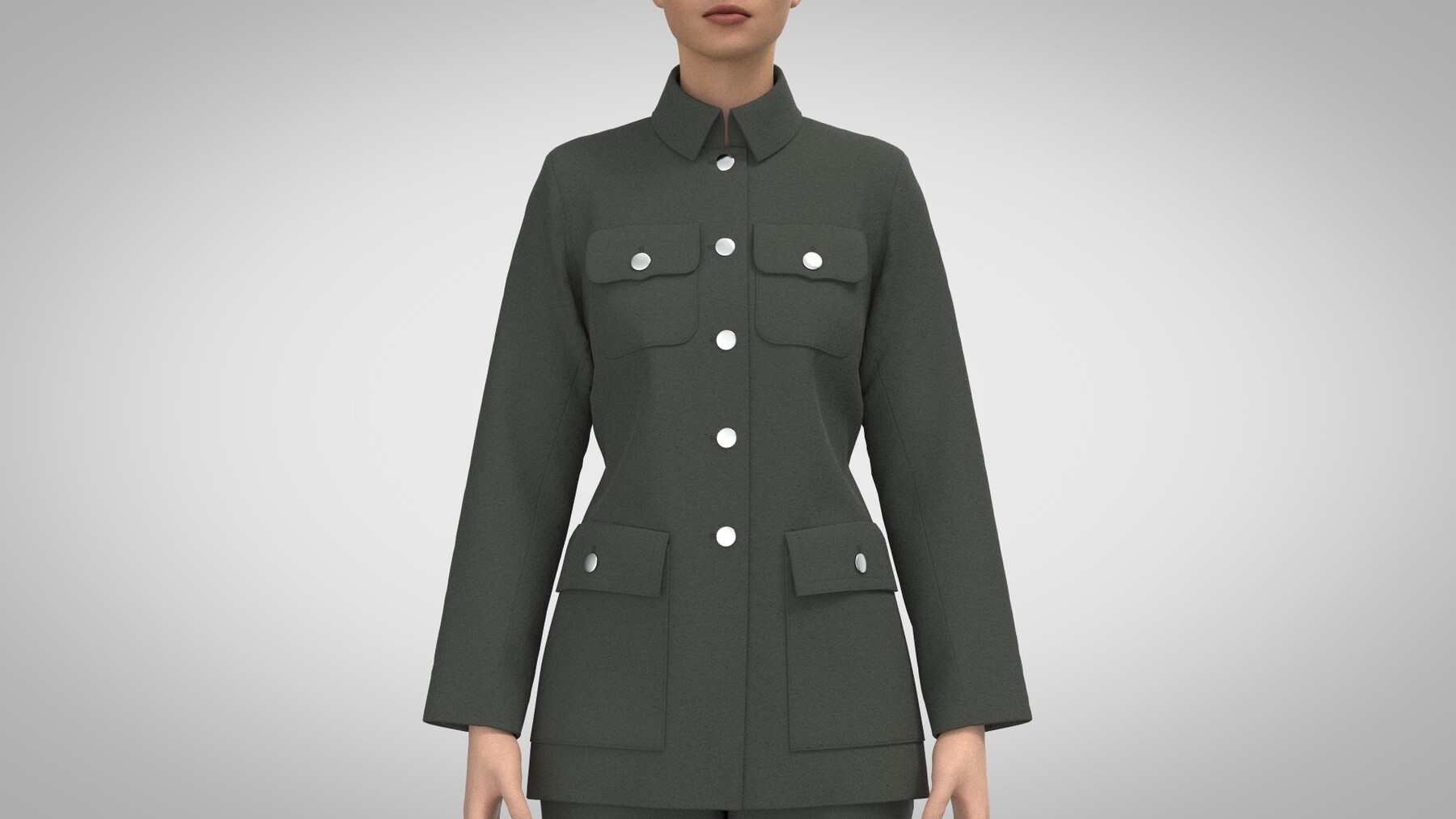 ArtStation - Mao Jacket, Marvelous Designer, Clo +obj, fbx | Resources