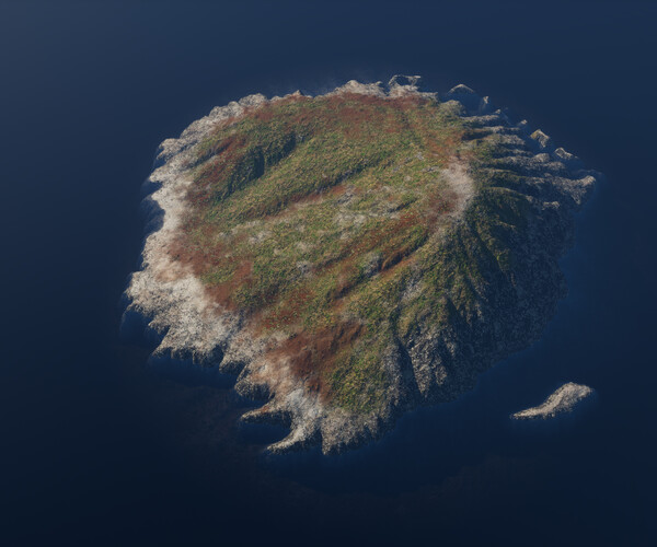 ArtStation - 4K Landscape Heightmaps ( Islands) | Game Assets