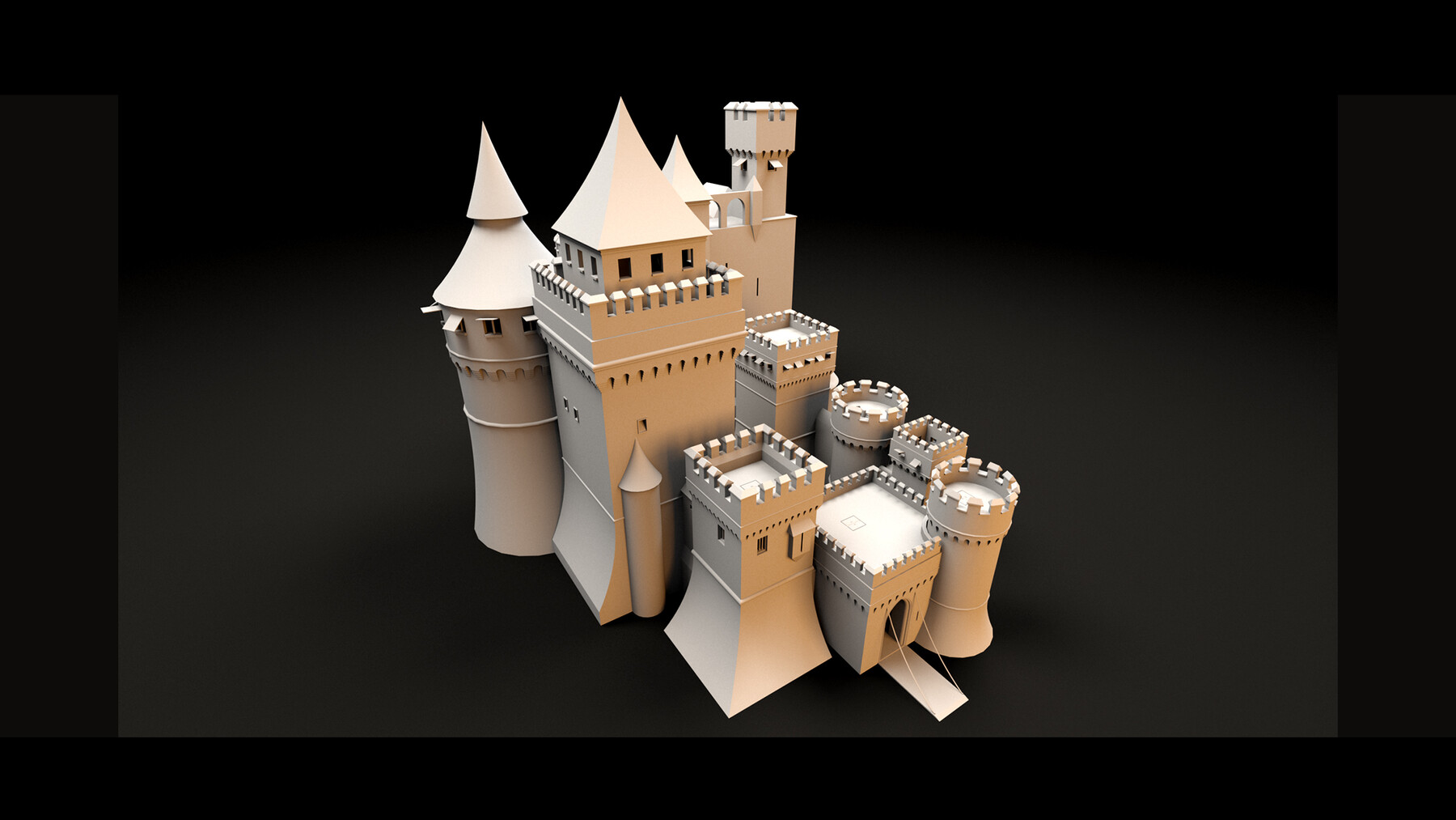 ArtStation - 2 Castles- 3d Model | Resources