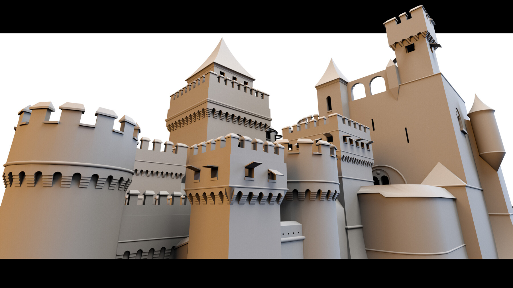 ArtStation - 2 Castles- 3d Model | Resources